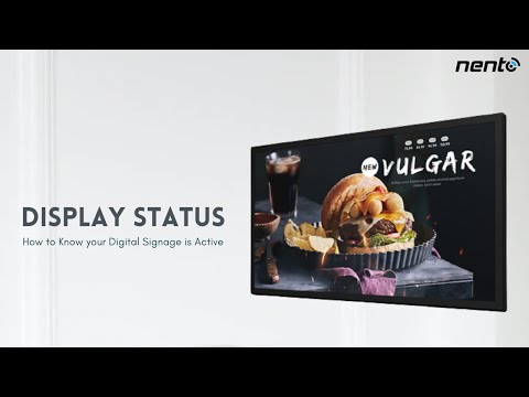 How to Display Digital Signage Status & Screen Name | Nento Digital Signage