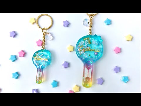 Watch me resin: BTS Euphoria Inspired Army Bomb Keychain | Sweet Art Crafts
