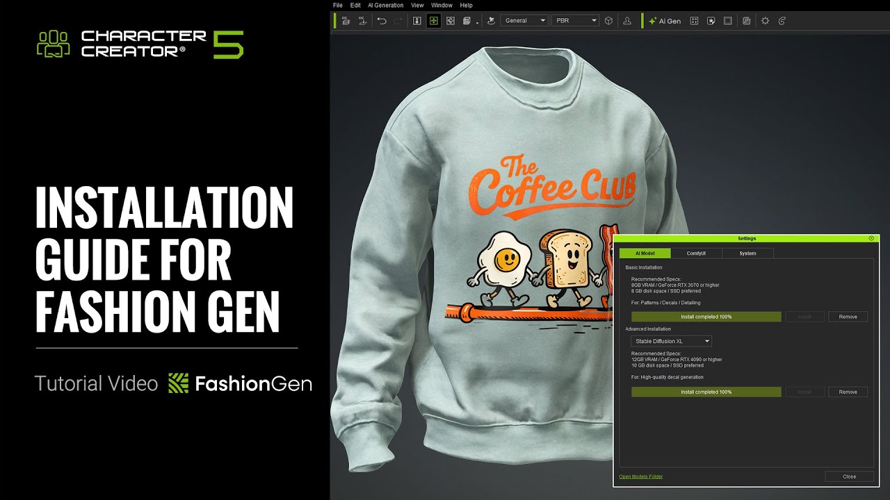 Installation Guide for FashionGen | Character Creator 5 Tutorial
