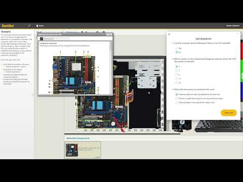 TestOut PC Pro 3.10.4 Troubleshoot Processor Installation 2 Lab Guide