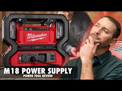 Milwaukee M18 Carry On Power Supply | 18V Jobsite Generator Review