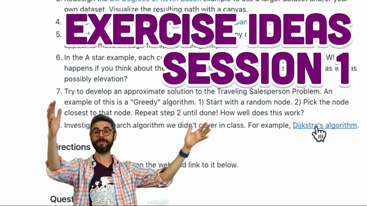1.2: Exercise Ideas: Session 1 - Intelligence and Learning