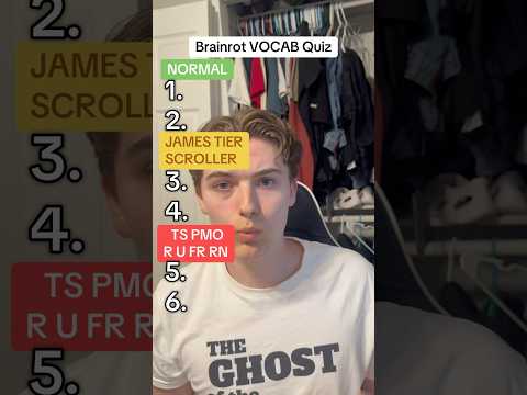 What did you get? TikTok slang terms #words #list #vocab #brainrotquiz #memes