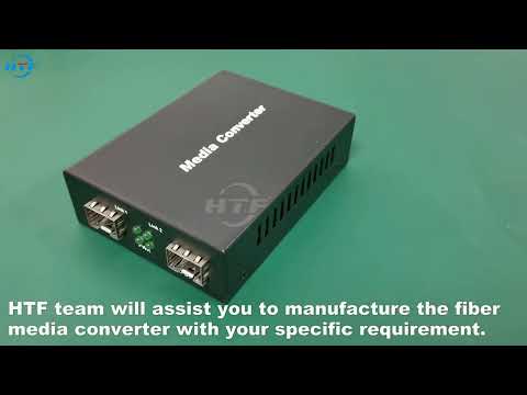 1000Mbps SFP to SFP fiber media converter