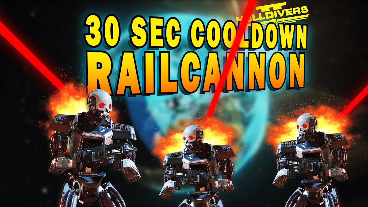 Devs Should Keep The Railcannon Cooldown Change in Helldivers 2
