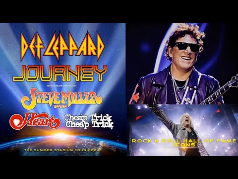 JOURNEY and DEF LEPPARD 2024 Stadium Tour w/ STEVE MILLER BAND, HEART and CHEAP TRICK