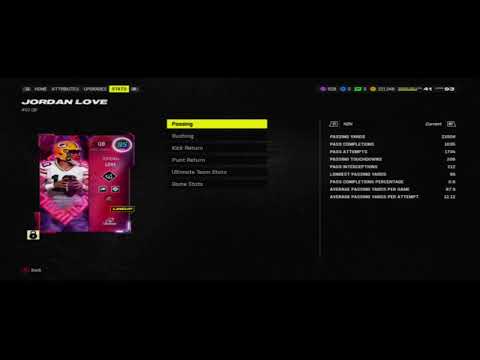 Madden 24 - My Ultimate Team Season 4 Jordan Love H2H Stats New Updated