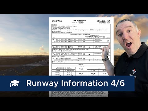 How To Read Additional Runway Information on Airport Charts / Flight Simulation