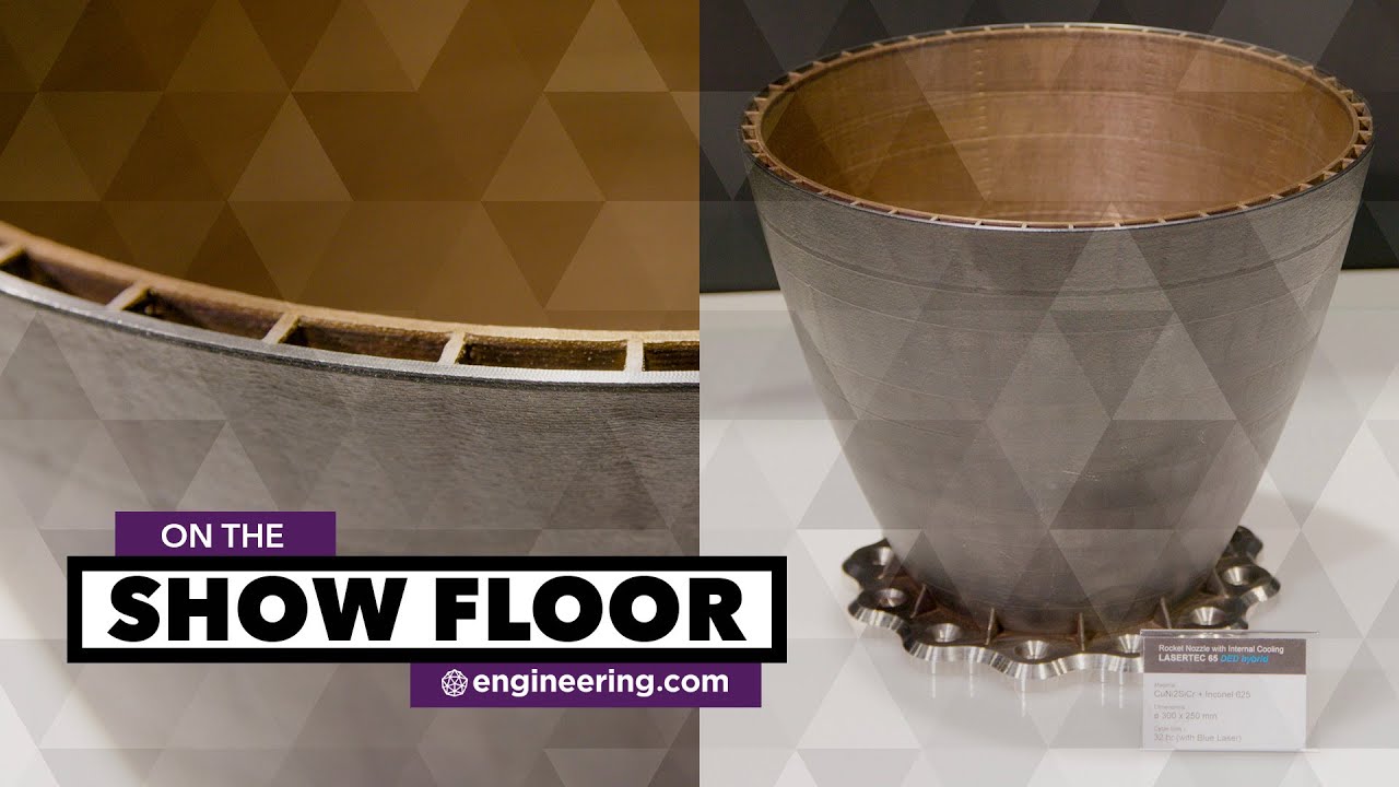 Laser 3D Printing and 5-Axis Machining in One Machine