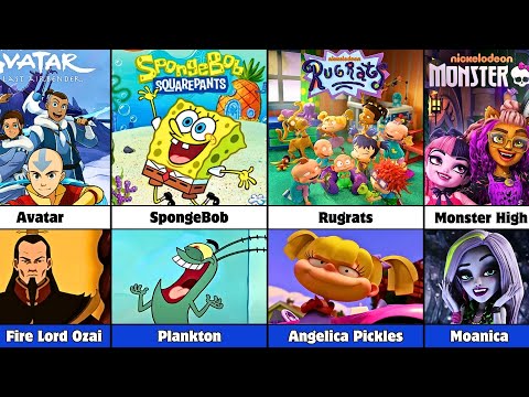 All Nickelodeon Animated TV Show Villains (1994-2025)