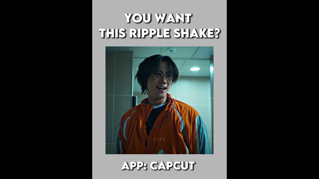 Ripple shake trend tutorial on CapCut 💀🔥 #viralvideo #aliceinborderland #capcut
