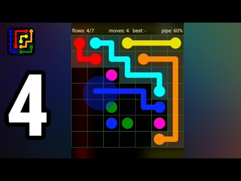 Flow Free - Gameplay Walkthrough Part 4 | Bonus Pack: 5×5, 6×6, 7×7 (Android, iOS)