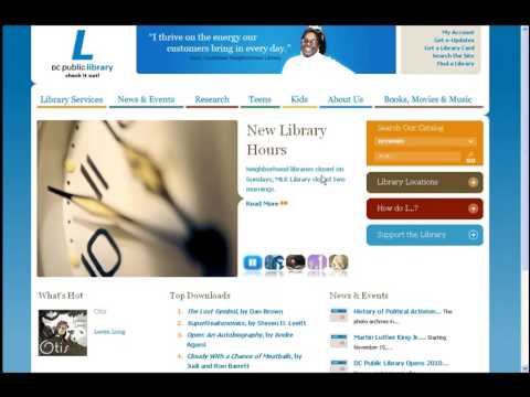 Welcome to the new DC Library Website