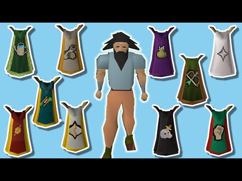 [OSRS] How Many Skill Capes Are In Old School Runescape? | Skill Cape Rarity 2021
