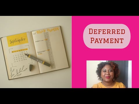 Personal finance - Deferred payment Part 1