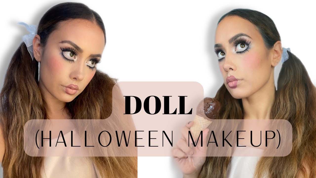 Doll Face Makeup Tutorial Cute | HALLOWEEN