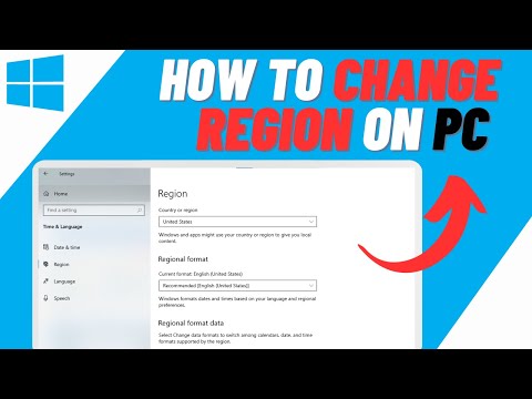 How to Change Your PC/Computer/Laptop Region - Quick & Easy