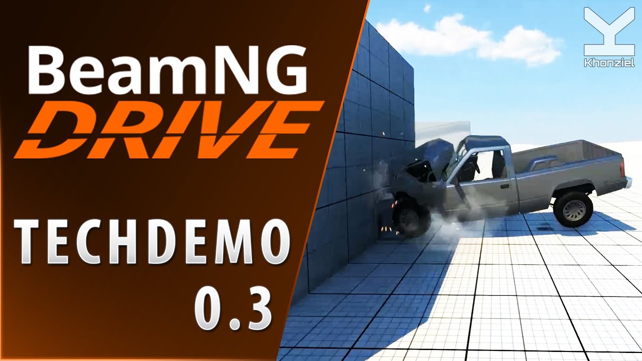 BeamNG Drive - Techdemo 0.3 (Gameplay)