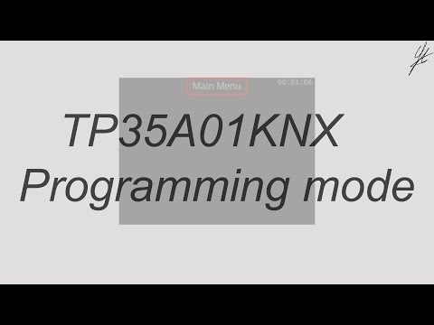 [KNX] TP35A01KNX - Programming mode [Eelectron]