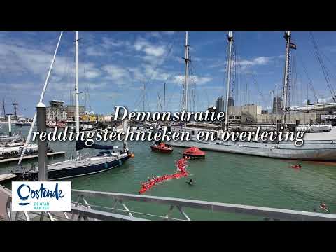 Demonstratie reddingstechnieken - Oostende voor Anker 2025