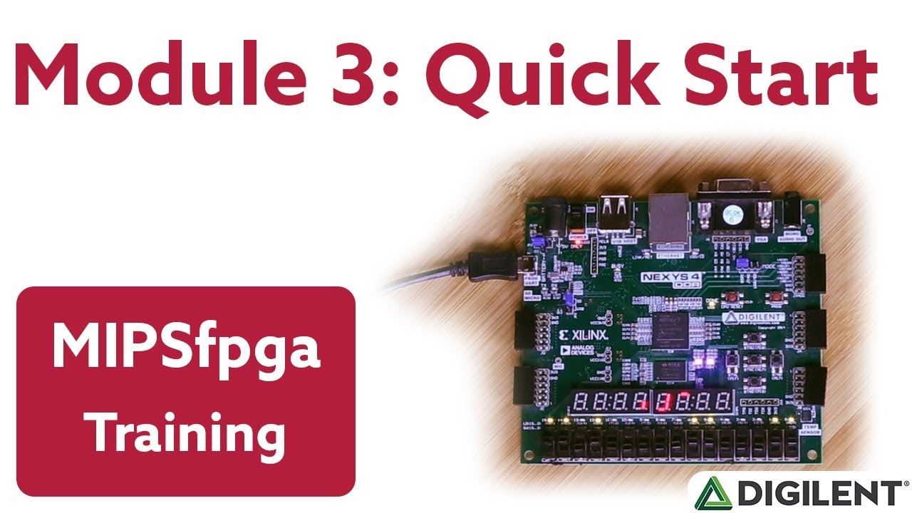 MIPSfpga - Module 3: Quick Start