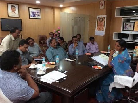 AP Civil Supplies Minister Paritala Sunitha Review Meeting With Civil Supplies Officials