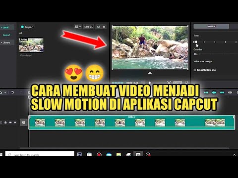 CARA MENGEDIT VIDEO JADI SLOW MOTION MENGGUNAKAN APLIKASI CAPCUT DI LAPTOP ATAU PC
