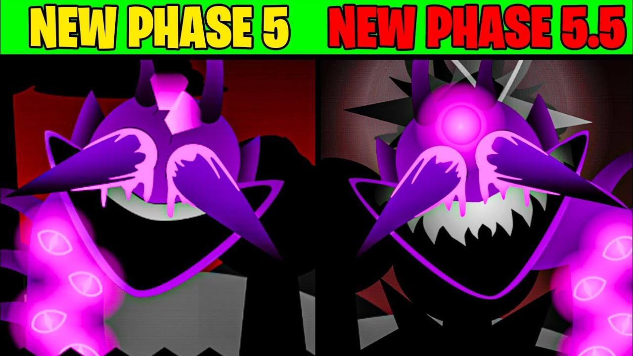 New Phase 5 VS New Phase 5.5 in Incredibox Sprunki (New Mod)