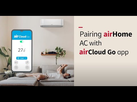 airCloud Go, pairing with your airHome air conditioner via Built-in WiFi | Hitachi Cooling & Heating