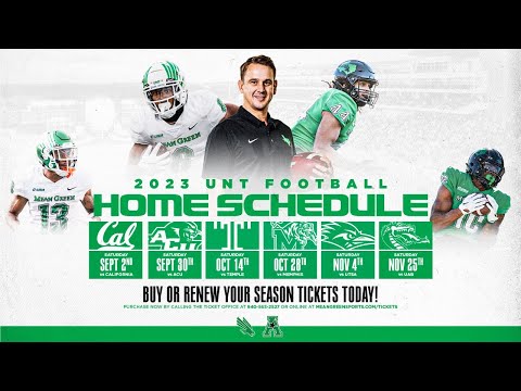 2023 Schedule Reveal | Mean Green FB