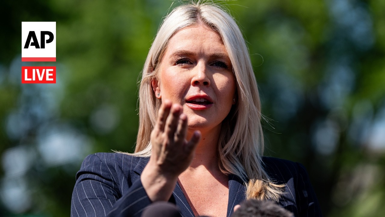 LIVE: White House Press Secretary Karoline Leavitt speaks to the media