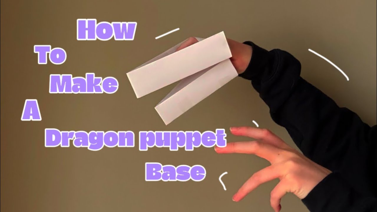 How to make a dragon puppet base official TUTORIAL! #tutorial #dragonpuppet #base #fyp #art