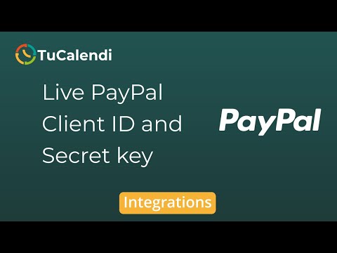 Live Paypal Client ID and Secret Key