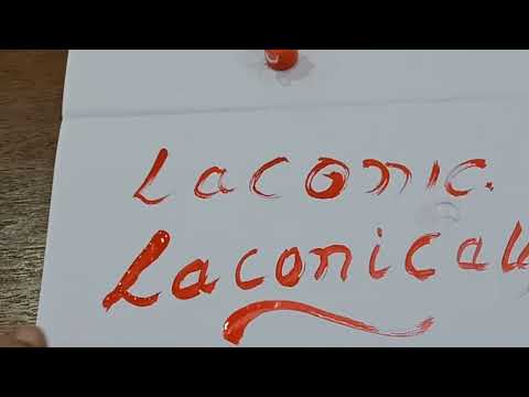The solemnity of a silent soul; a synonym for the silent: laconic.