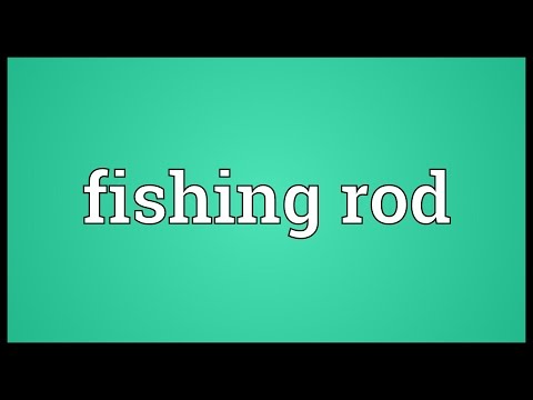 Fishing rod Meaning
