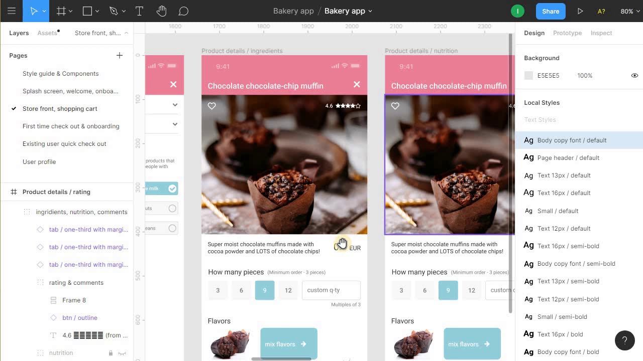 A Box 'o Awesome. Premium FIGMA e-commerce UI kit.