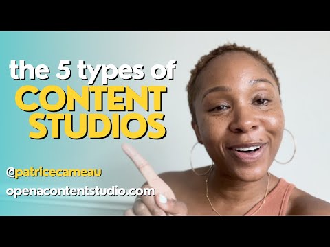 5 types of content studios