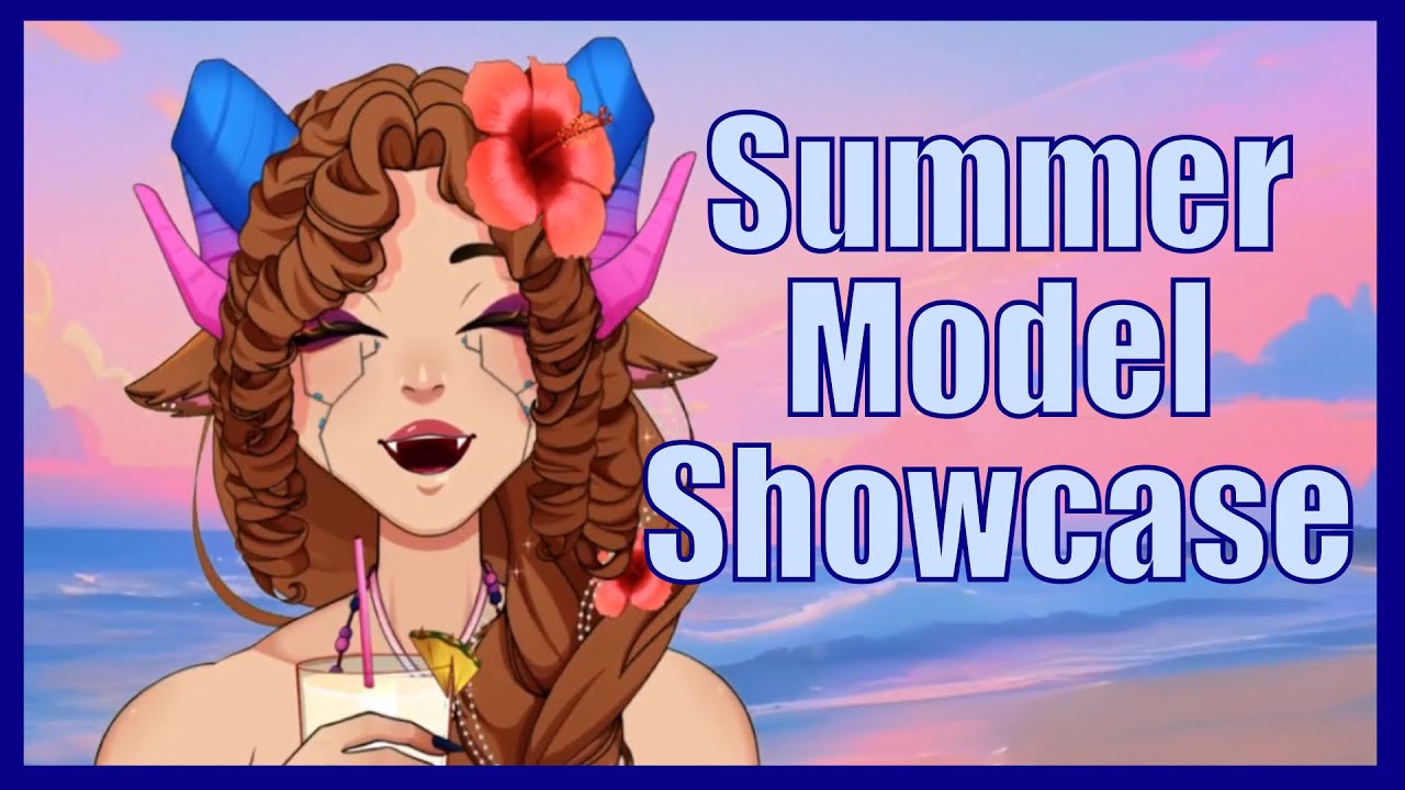 Summer time Vtuber model showcase 