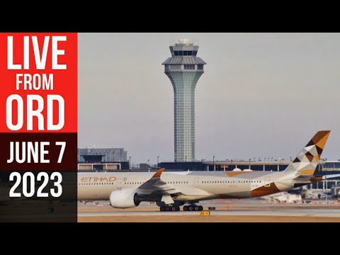🔴 LIVE From O’Hare Int’l Airport 🔴 [ORD / KORD ] - MORNING TEST STREAM