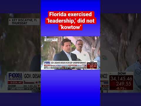 Gov. DeSantis knows why the GOP underperformed in the midterms #shorts