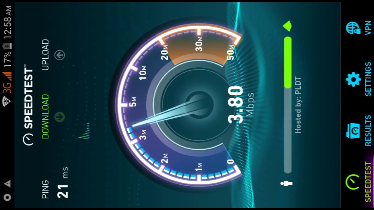 PLDT ULTERA plan 699  speed test