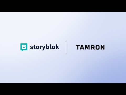 TAMRON increased their Google Lighthouse Score from 54-89% with Storyblok