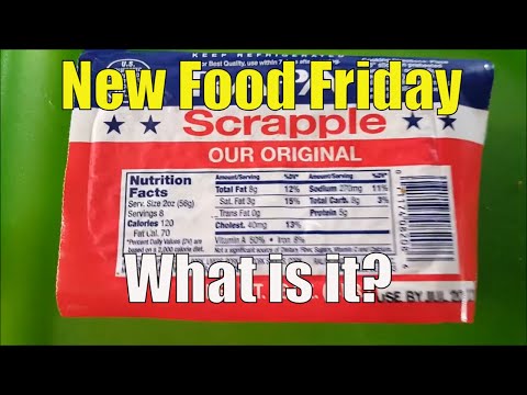 New Food Friday | Taste Test | Scrapple? | What is it!?
