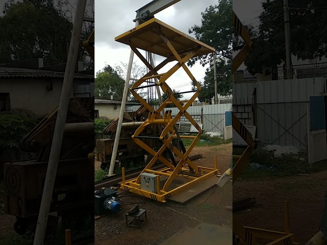Scissor Lifts - 6Ton Cap. Electro Hydraulic Scissor Lift with Rotating ...