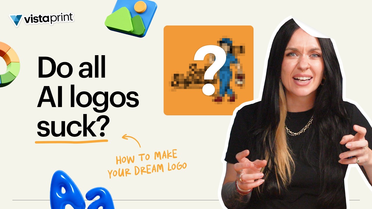 Most AI logos? Meh — VistaPrint’s AI Logomaker Gets It Right (+ FREE Print Files)!