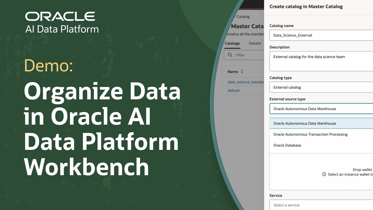 How to Organize Data with Catalogs and Schemas in Oracle AI Data Platform Workbench