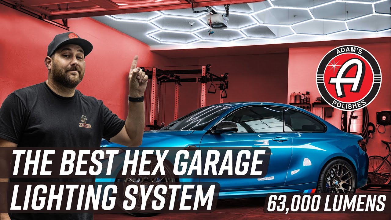 How To Install The Ultimate Hexagon Garage Lighting System In Your Garage | Adam's Polishes