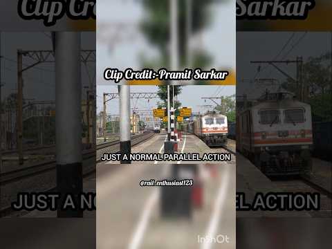 WAP-7 Chasing WAP-5๐๐ฅ WAP-7 v/s WAP-5๐ฅ #shorts #train #railway #youtubeshorts #ytshorts #trending