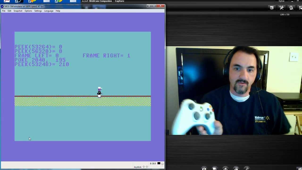 Commodore 64 Basic Sprite Animation