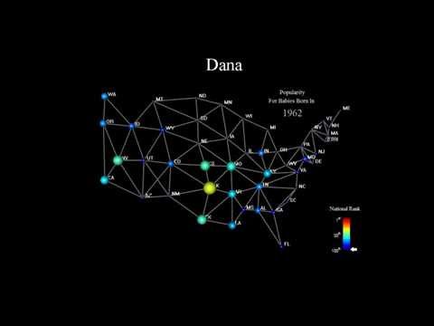 Popularity of the name Dana